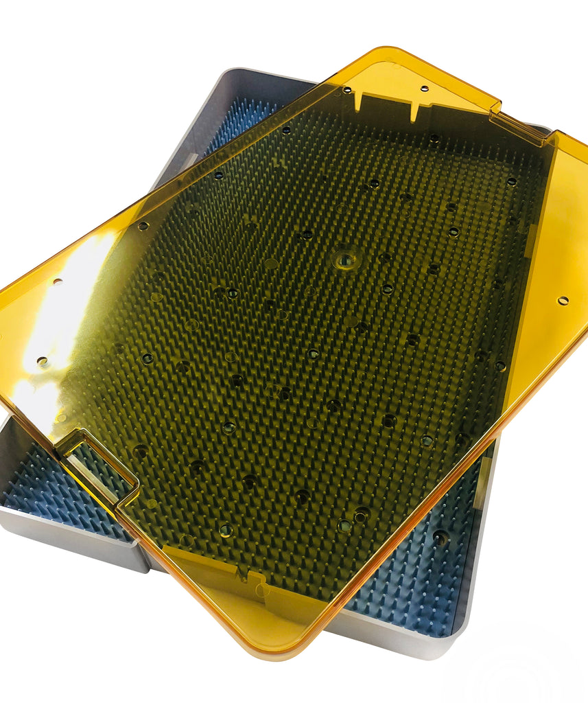 PST Sterilization Trays 10''x15''x1.5''(1522A) (Deep Single Layer)