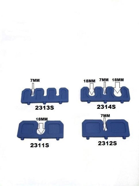 PST Knife Sterilization Trays 4'' x 7.5'' x 1.5'' (Phaco Tray)