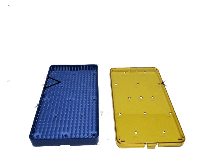 PST Instrument Sterilization Tray 4" x 7.5" x 0.75" (4700A) With Mat