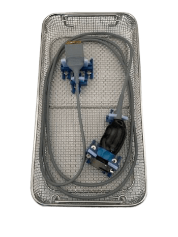 Wire Mesh Camera Tray 16" x 8.5" x 2.75" With Silicone Holders