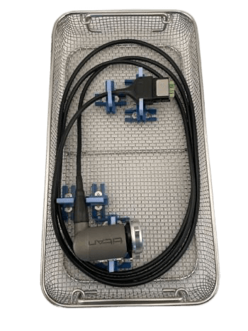 Wire Mesh Camera Tray 6" x 8.5" x 2.75" With Holders