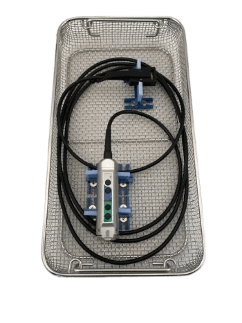 Wire Mesh Camera Tray 16" x 8.5" x 2.75" With Holders