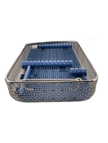 Wire Mesh Rhino Tray 16" x 8.5" x 2.75" With Holders