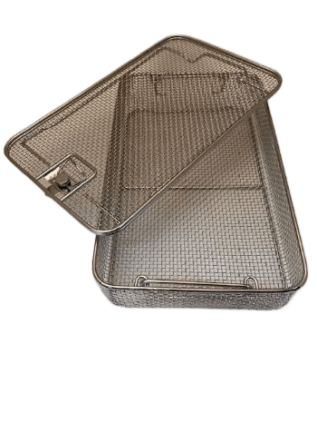 Wire Mesh Sterilization Tray 16" L x 10" W x 3" H