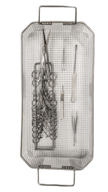 Medium Sterilization Basket Compatible with FlashPak 18'' L x 9'' W x